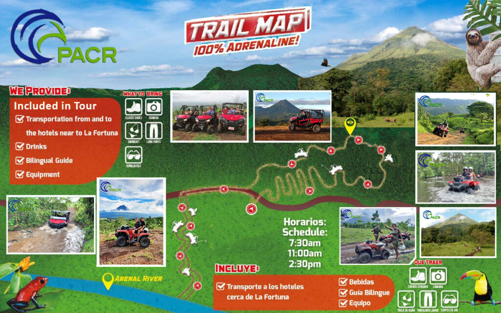 ATV & Side by Side Tour - Arenal Volcano - Paradise Adventures Costa ...